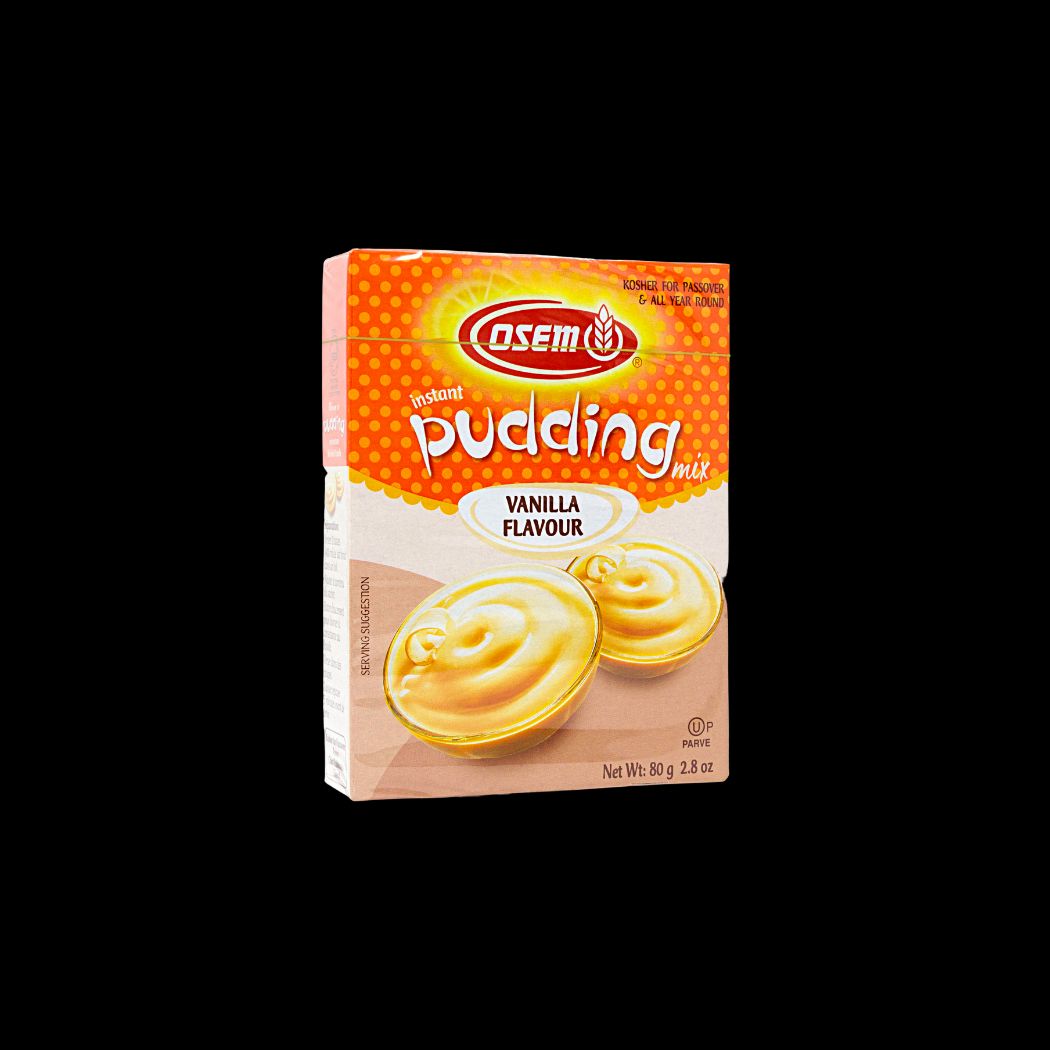 productos kosher, kosher maguen david, kmd : Pudding de vainilla osem 80 g